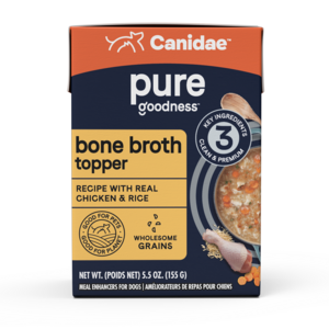 Canidae Pure Goodness Bone Broth Topper Recipe With Real Chicken & Rice ...